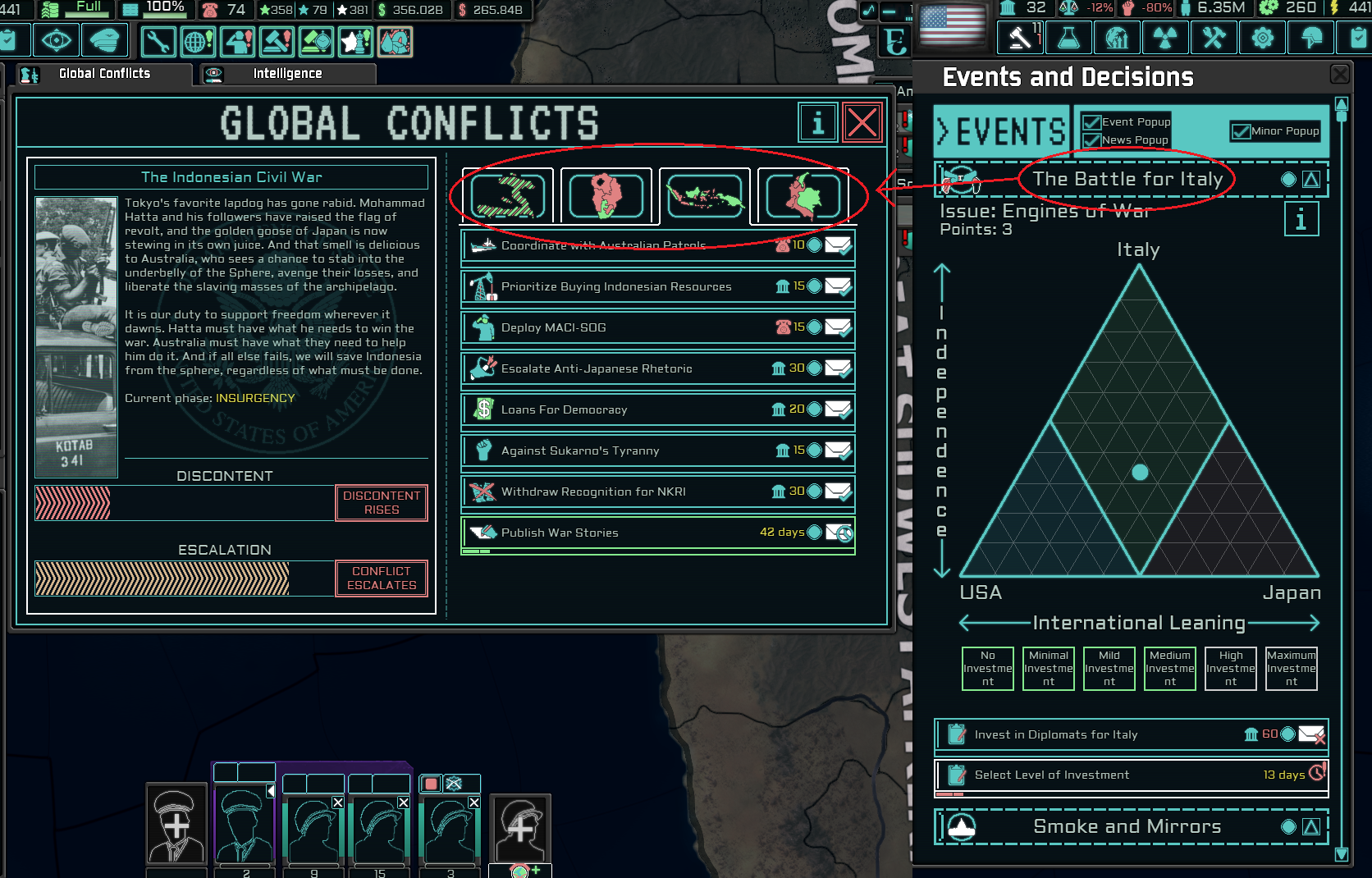 USA/JAP - Move 'The Battle for Italy' proxy war to 'Global Conflicts' GUI · Issue #2385 ...