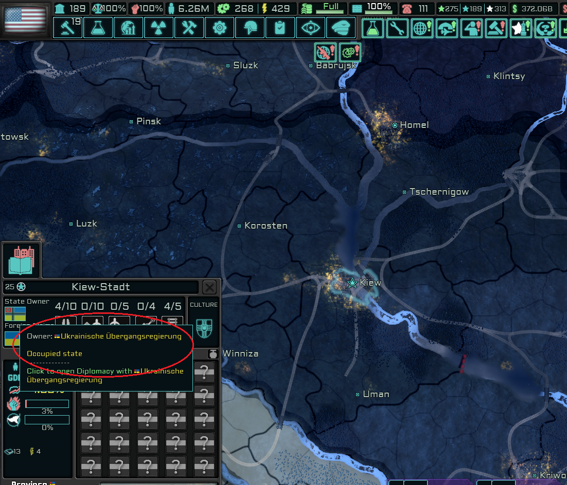 UKR - Some bugs after Germans defeats independent Ukraine and restores ...
