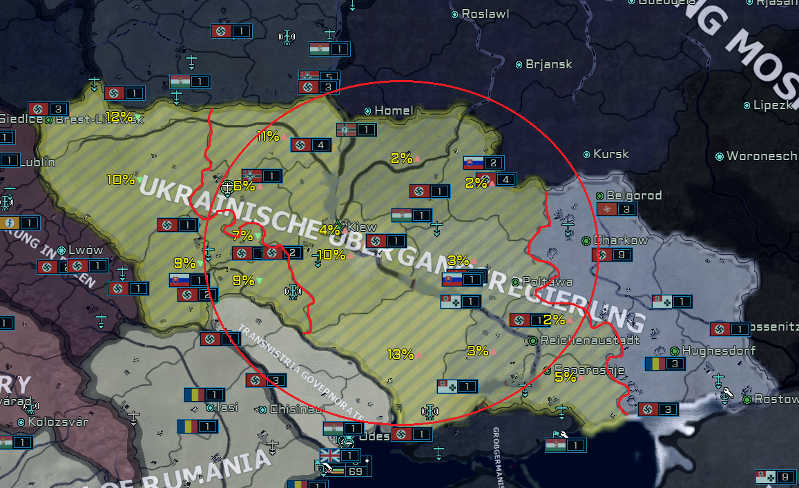 UKR - Some bugs after Germans defeats independent Ukraine and restores ...