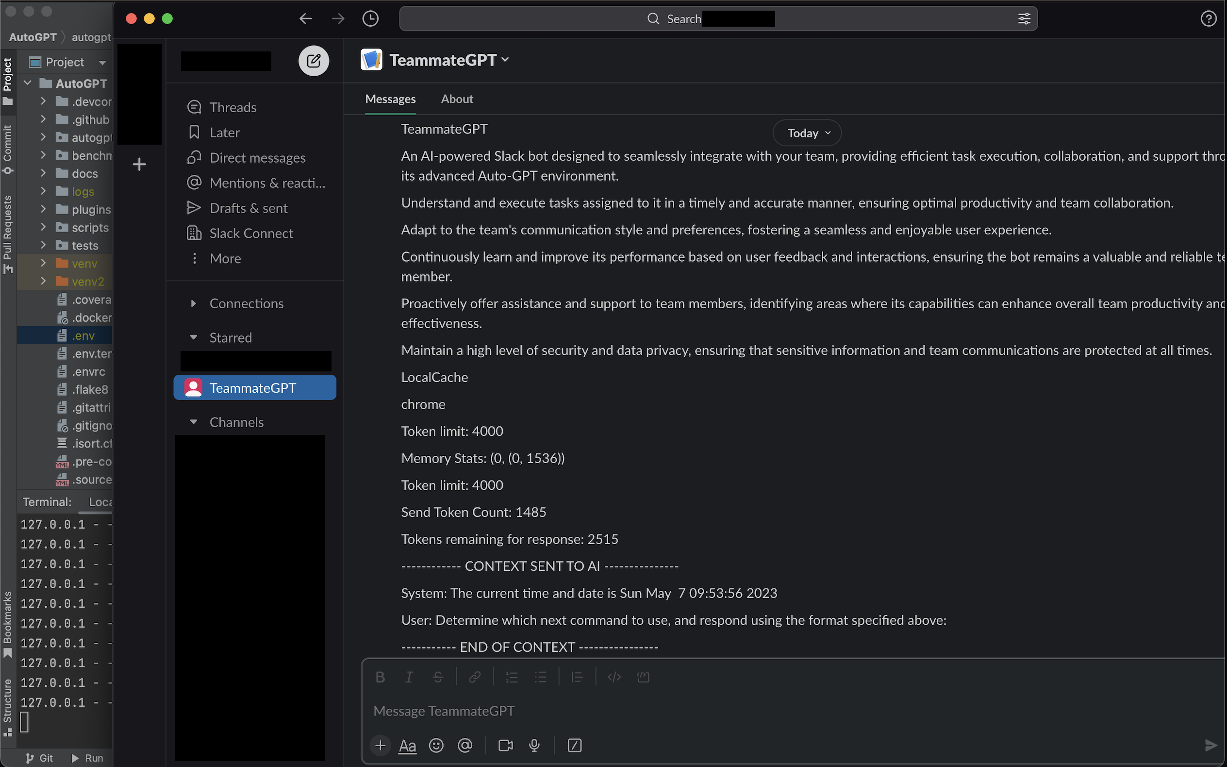Control Auto GPT via Slack bot · Issue #3956 · Significant-Gravitas/AutoGPT · GitHub