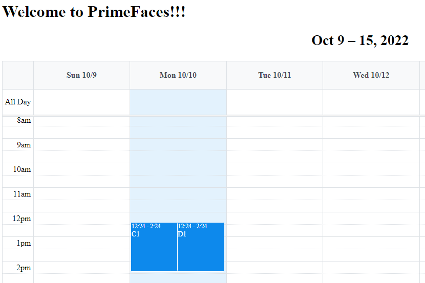Schedule: BackgroundColor is not being displayed · Issue #9297 · primefaces/primefaces · GitHub