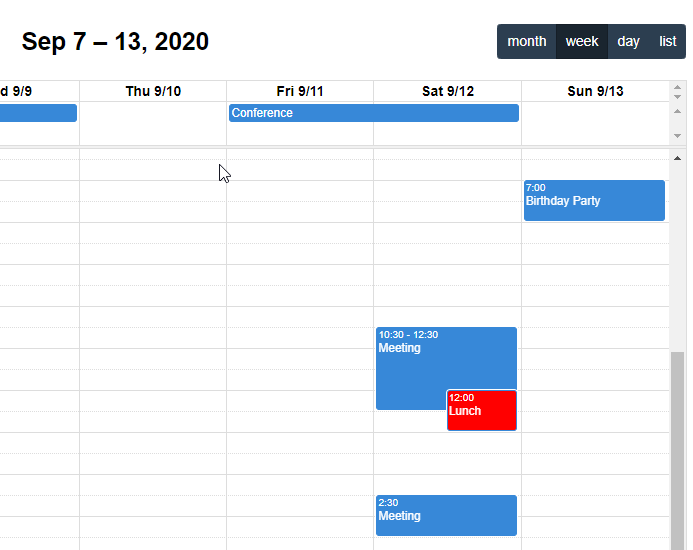 Schedule: BackgroundColor is not being displayed · Issue #9297 · primefaces/primefaces · GitHub