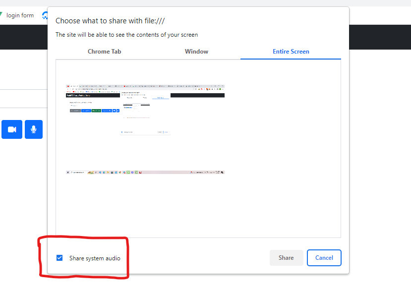 local stream microphone not working while share screen + system audio shared in HTML JS · Issue ...