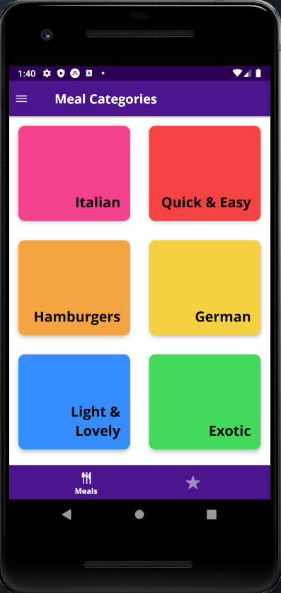 GitHub - PavelApostolov/React-Native-MealsApp: React native app with React navigation 4 and ...