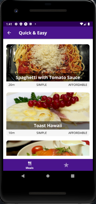 GitHub - PavelApostolov/React-Native-MealsApp: React native app with React navigation 4 and ...