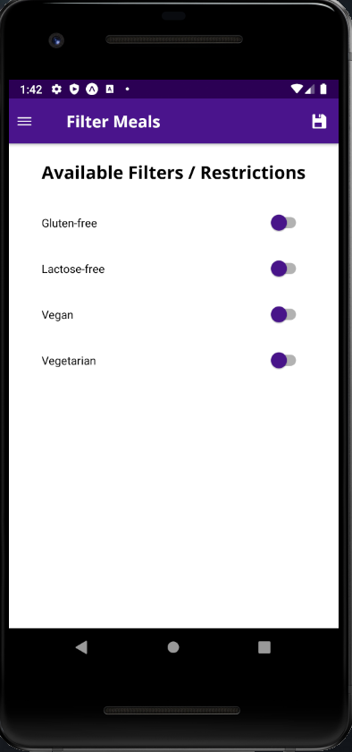 GitHub - PavelApostolov/React-Native-MealsApp: React native app with React navigation 4 and ...