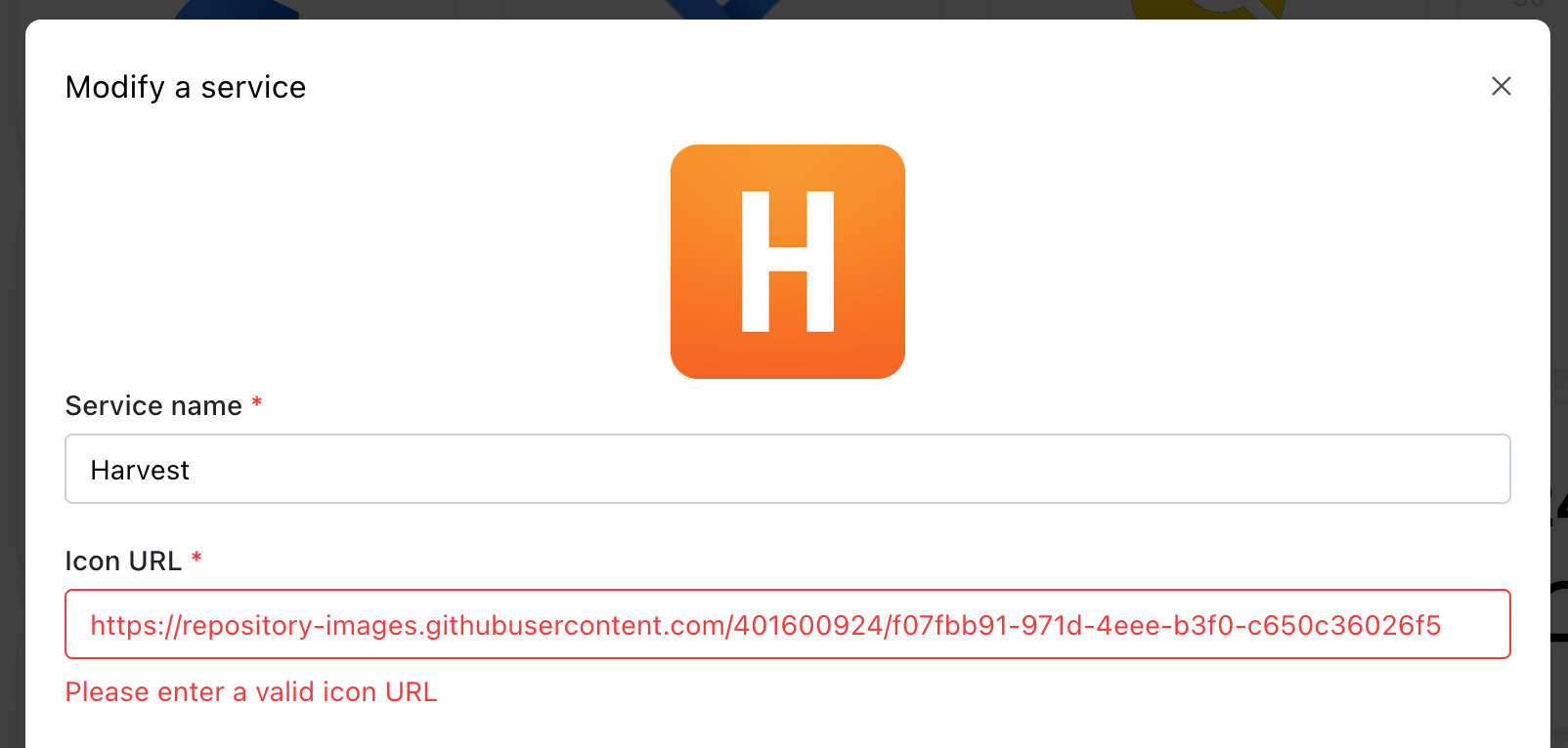 Please enter a valid icon URL although the URL points to an image · Issue #256 · ajnart/homarr ...