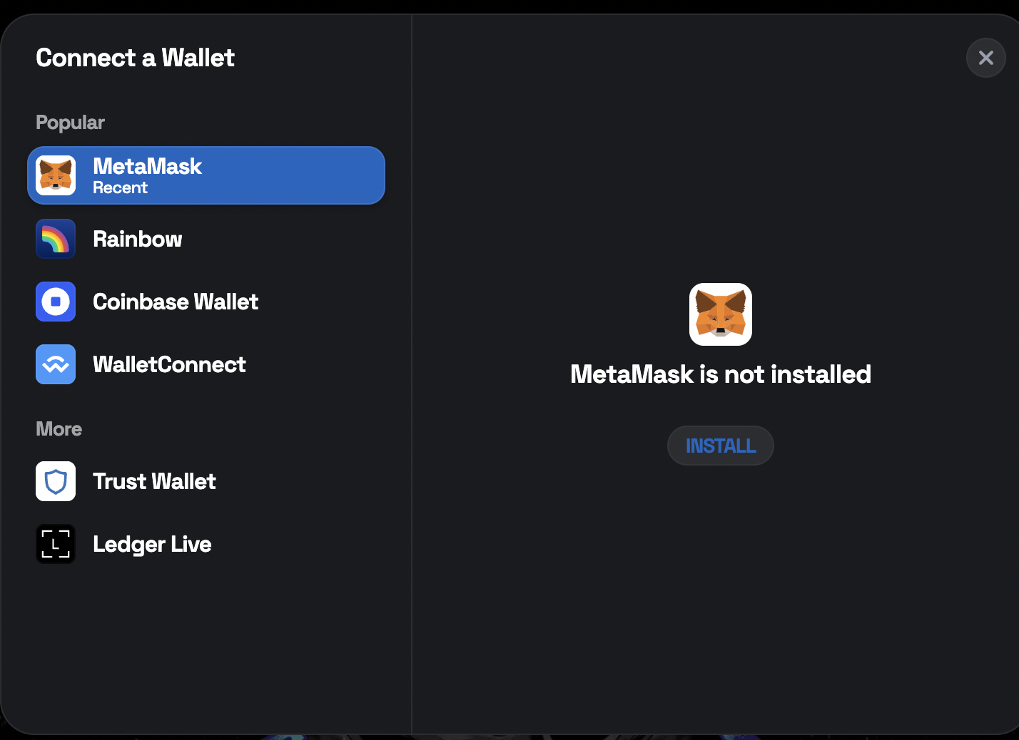[bug] MetaMask not installed when Rabby enabled · Issue #1182 · rainbow-me/rainbowkit · GitHub