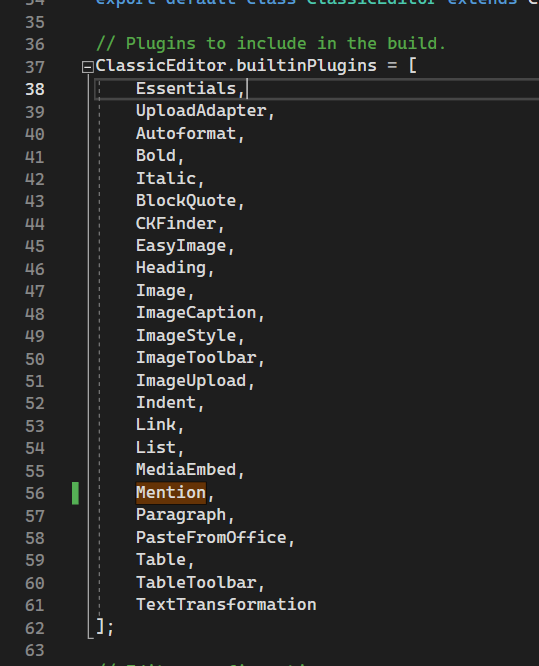 Mention Plugin not working. · Issue #13993 · ckeditor/ckeditor5 · GitHub