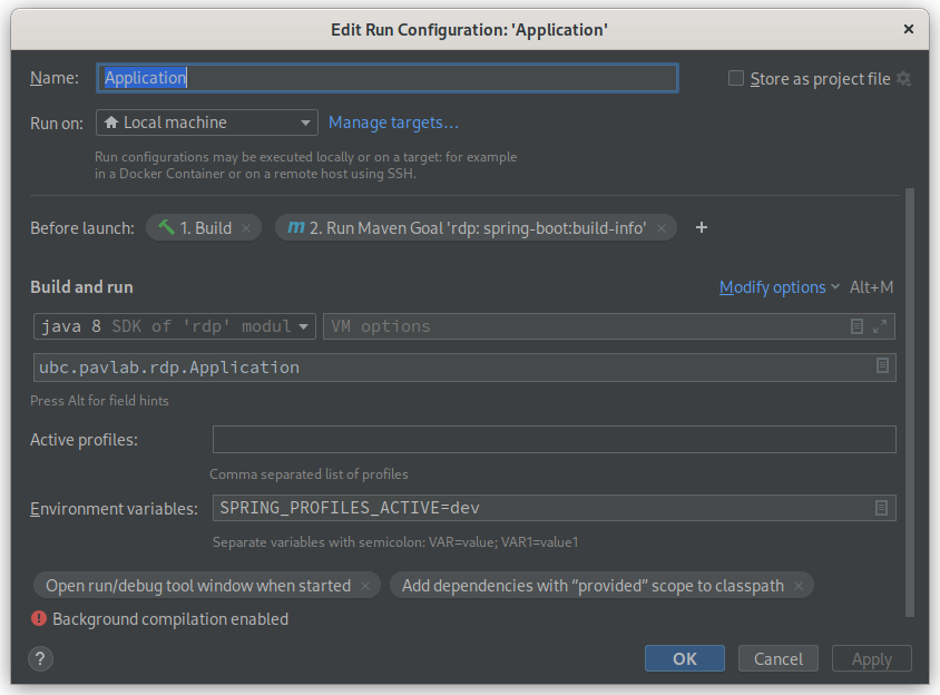 Build From Intellij Does Not Include Build Infoproperties In The Jar