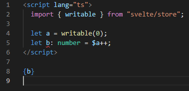 Typescript: store variable type inference error · Issue #1382 · sveltejs/language-tools · GitHub