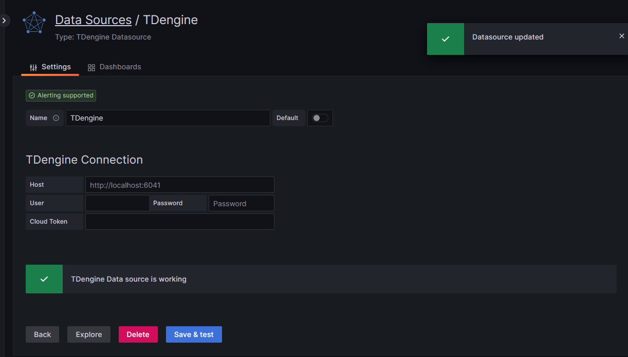 Grafana无法获取tdengine的信息该怎么解决 · Issue 21092 · Taosdatatdengine · Github