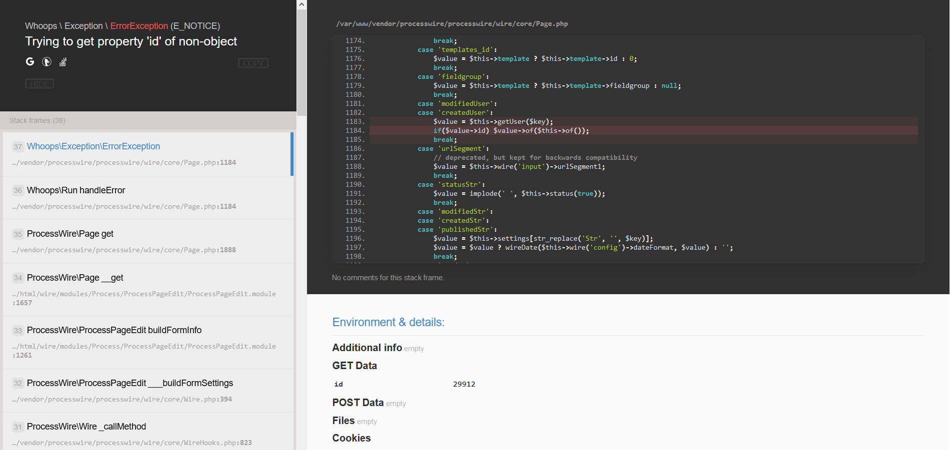 Notice When Editing Page That Has Createduserid Of An Deleted User · Issue 1292 · Processwire