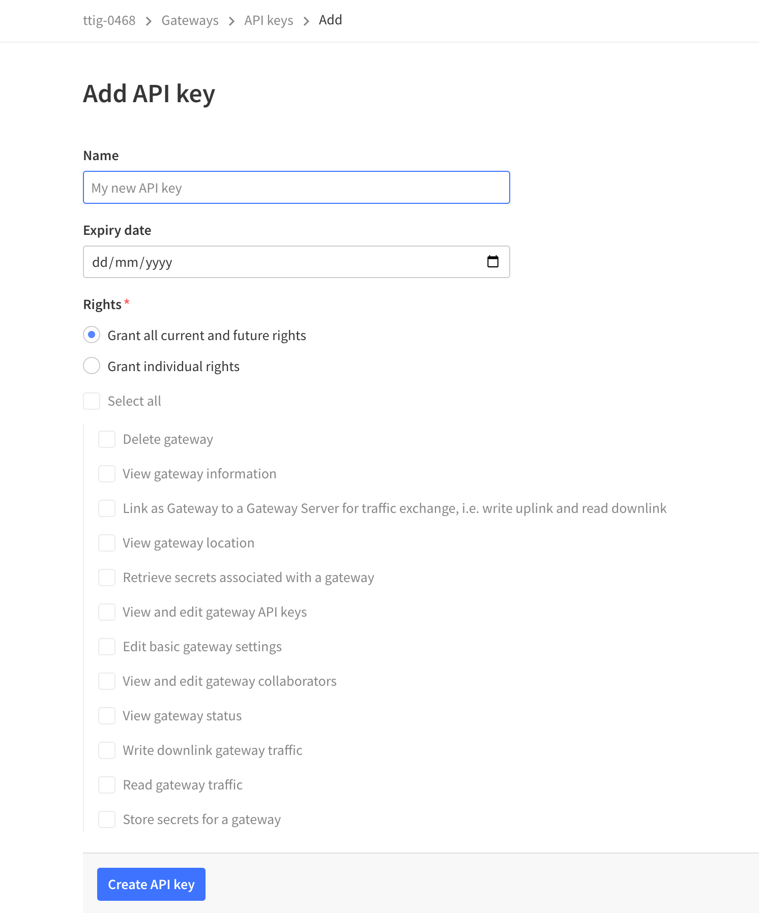 Simplify generating API keys for gateways · Issue #6697 ...
