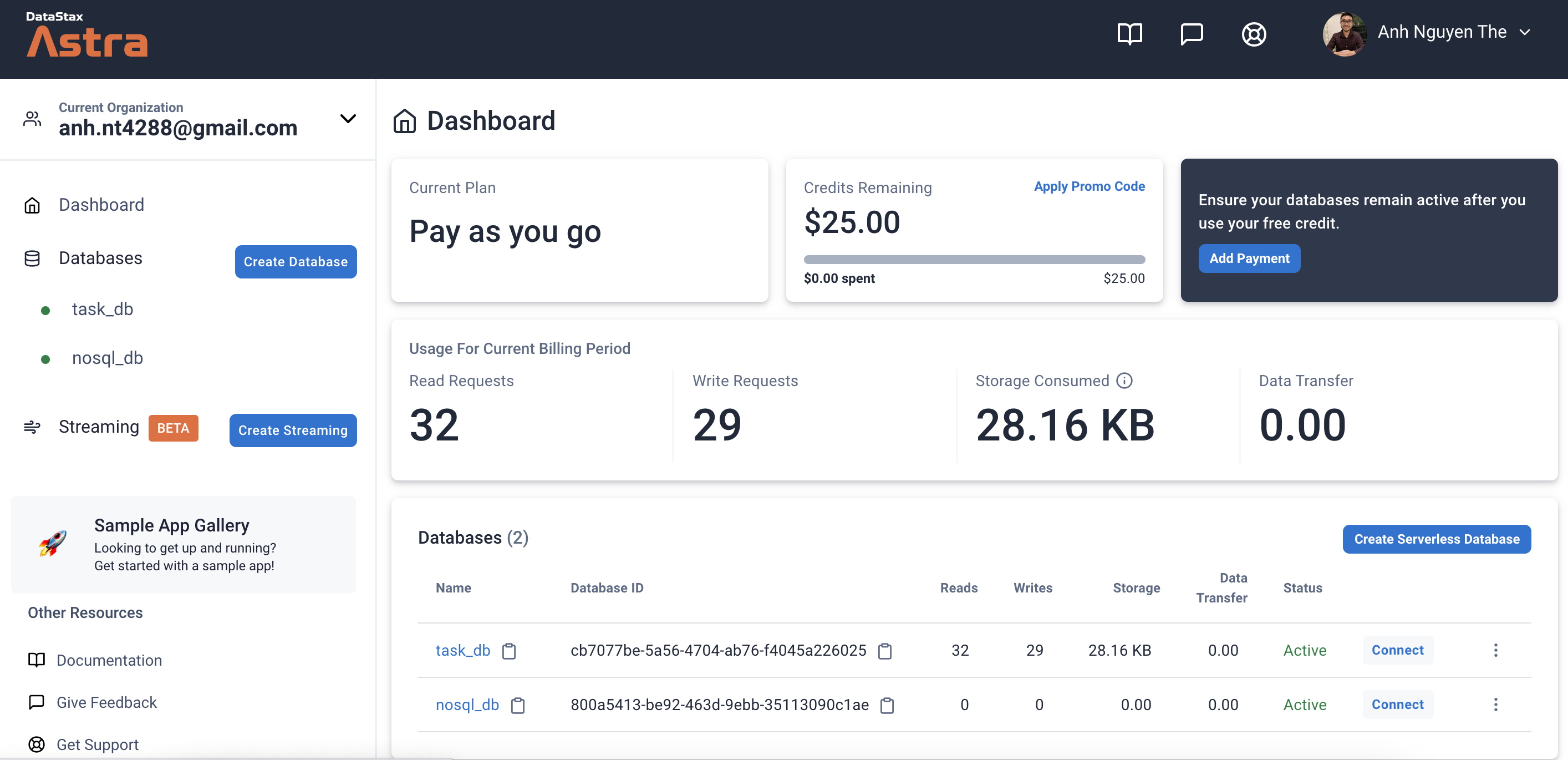 [HW] NGUYEN THE ANH · Issue #551 · datastaxdevs/workshop-introduction-to-nosql · GitHub