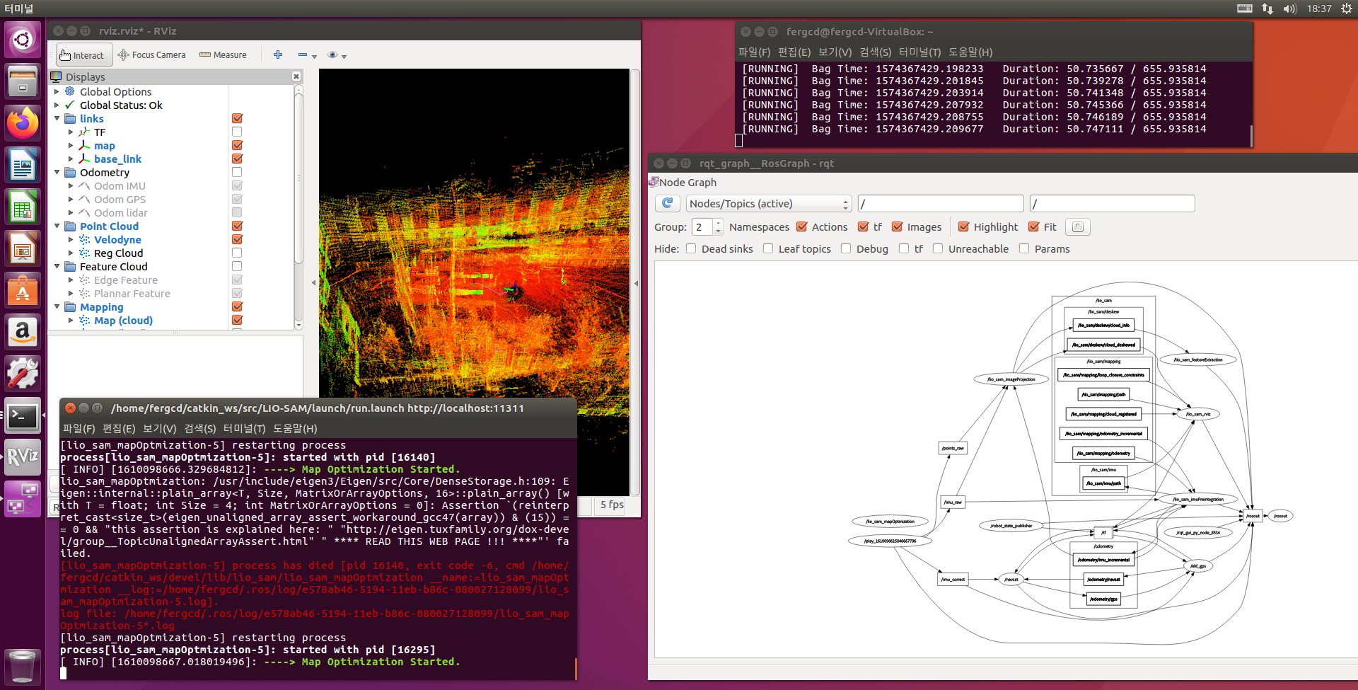 Can not run sample datasets · Issue #186 · TixiaoShan/LIO-SAM · GitHub