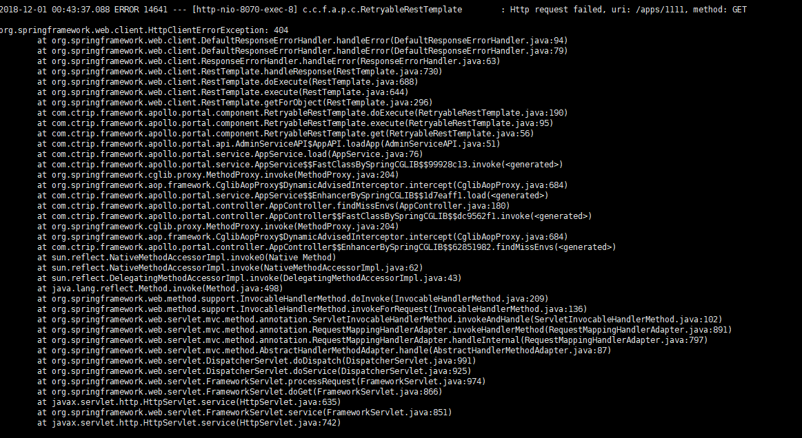 找不到环境列表404错误 · Issue #1731 · apolloconfig/apollo · GitHub