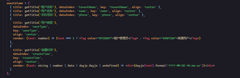 🧐 问题 在tsx文件中使用table在column字段上产生异常 · Issue 6213 · Ant Designant Design Pro · Github 7983