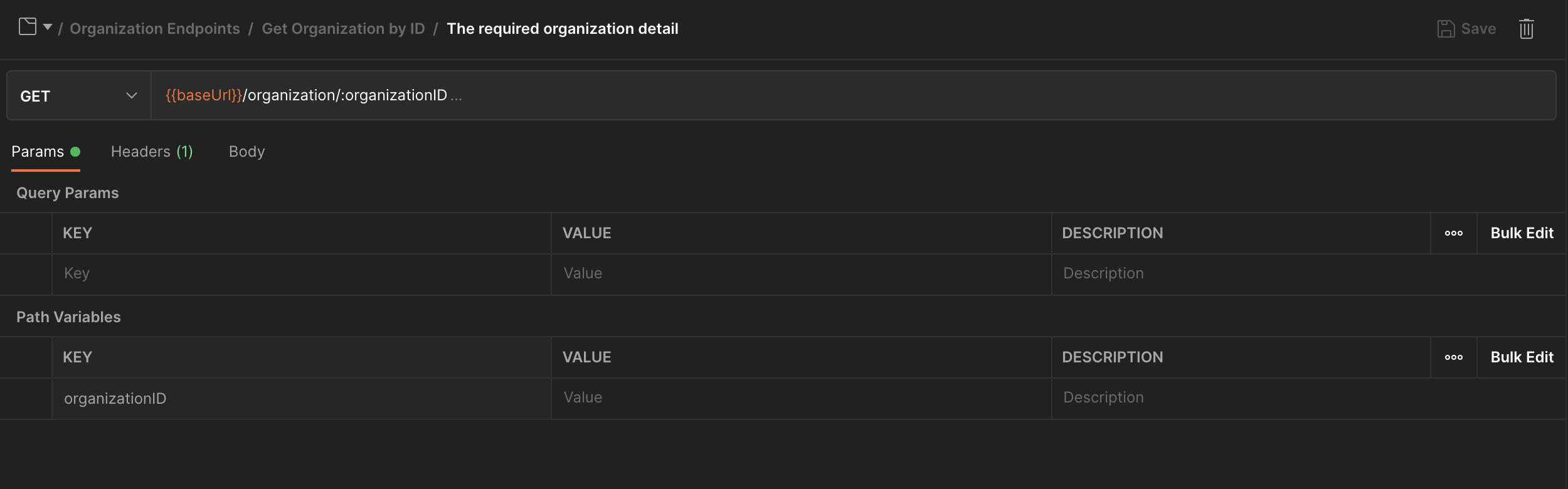 Path parameter defined in APIs module not replaced with example value ...