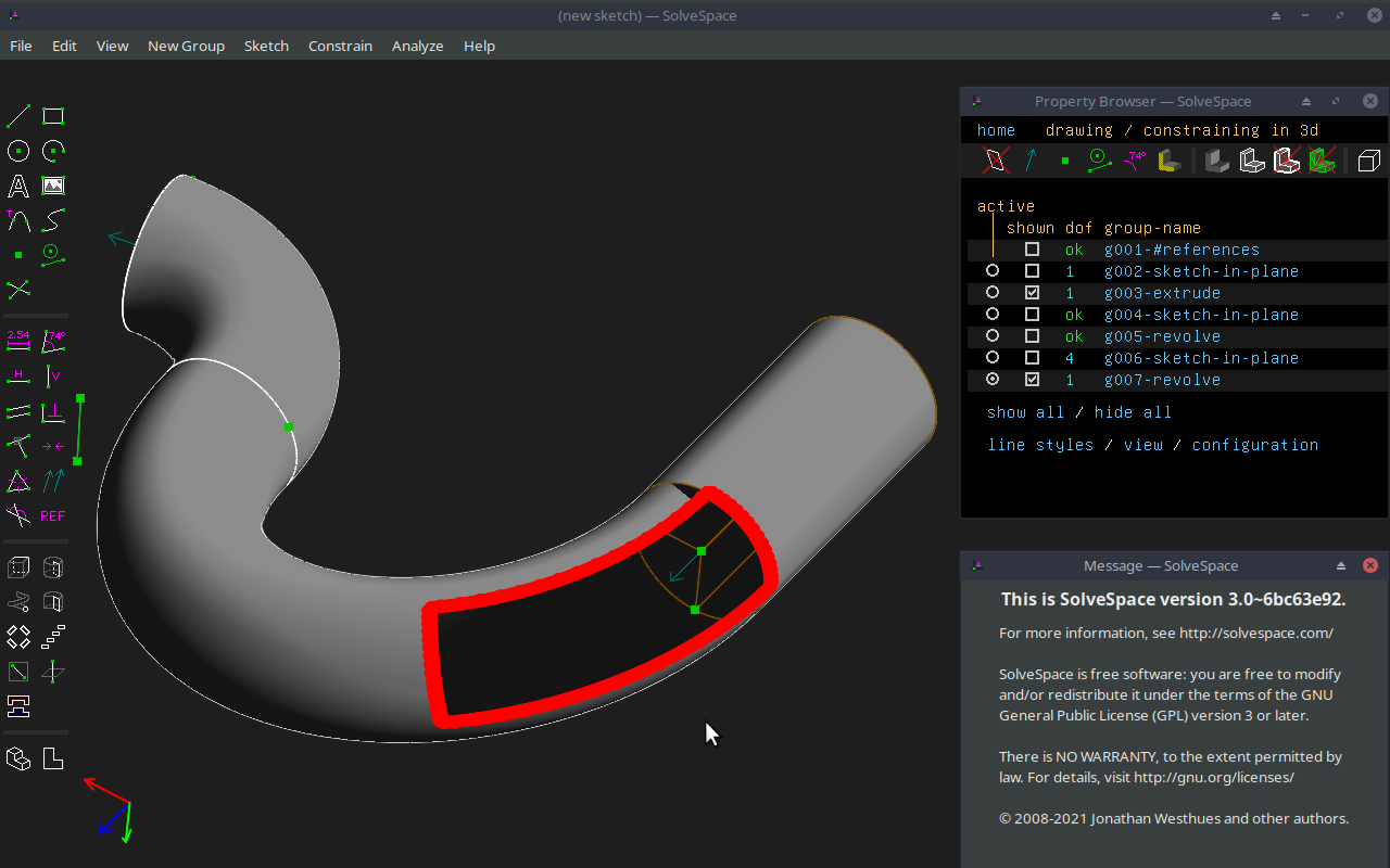 NURBS fails between Extrude and Revolve solids with same Circle profile · Issue #1124 ...