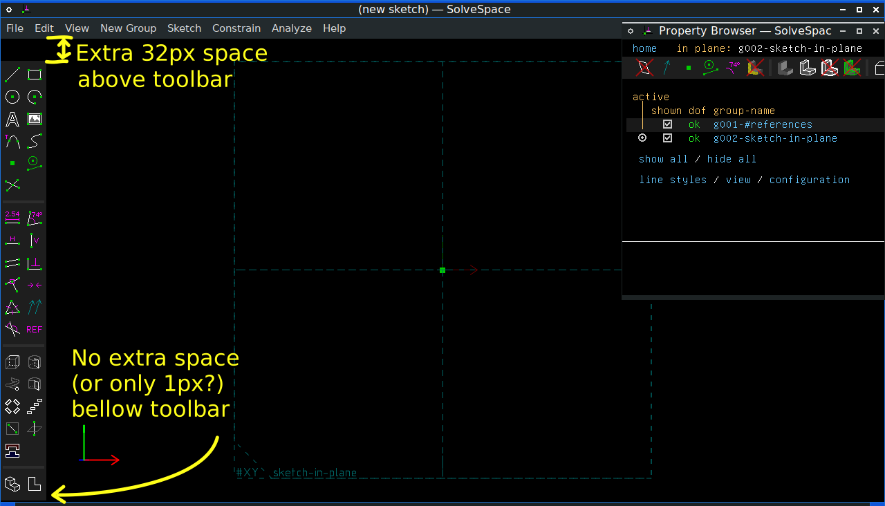 Do not reserve space above toolbar in minumum window size · Issue #1130 · solvespace/solvespace ...