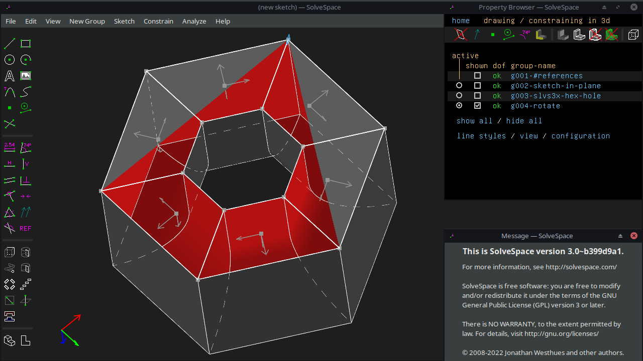 NURBS hexagonal segment union solid fails · Issue #1205 · solvespace/solvespace · GitHub