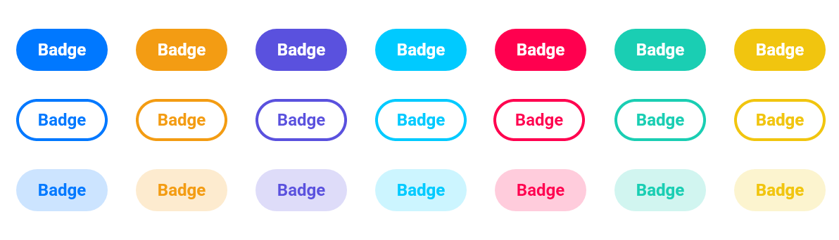 feat: [marianzburlea] [all] badges of different colors · Issue #45 ...