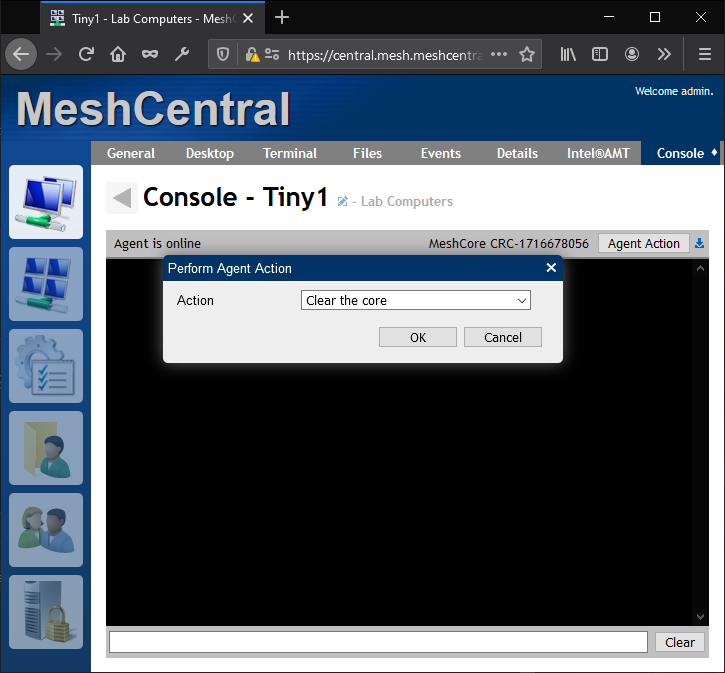 "Desktop" tab is missing? · Issue #2247 · Ylianst/MeshCentral · GitHub