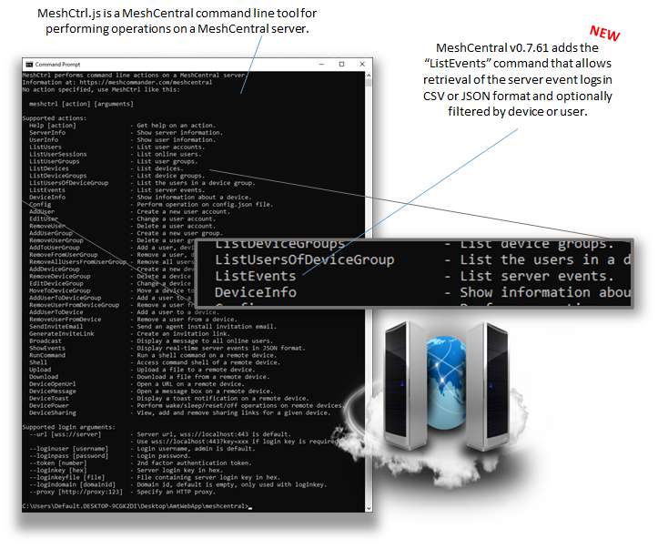 10days event log · Issue #2236 · Ylianst/MeshCentral · GitHub