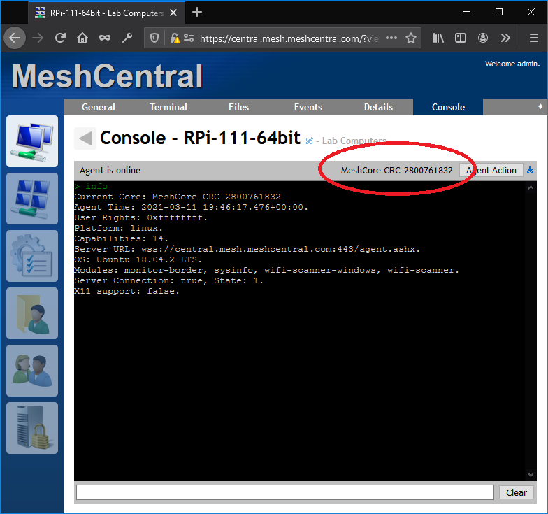 Tried Agent on CentOS and Raspberry Pi not working · Issue #2379 · Ylianst/MeshCentral · GitHub
