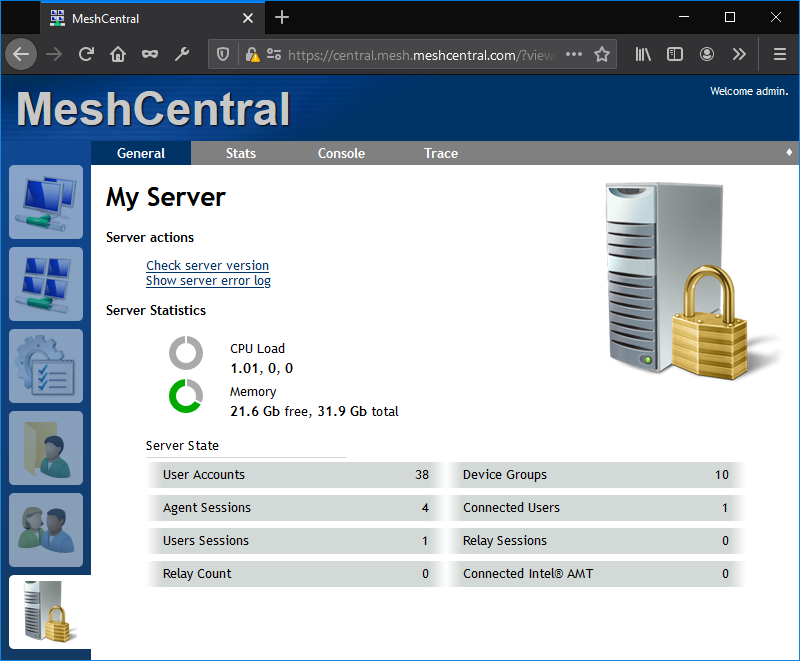 Feature Server Cpu Load On Windows · Issue 2459 · Ylianstmeshcentral · Github