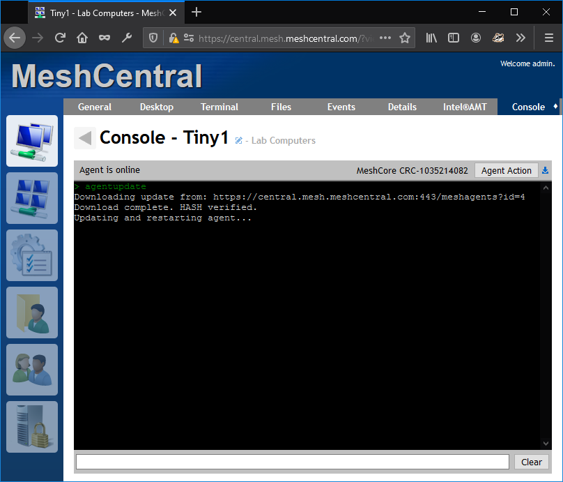 Self Update failed · Issue #2489 · Ylianst/MeshCentral · GitHub