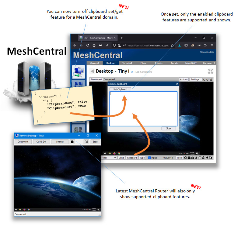 Feature request: restrict clipboard access · Issue #2900 · Ylianst/MeshCentral · GitHub