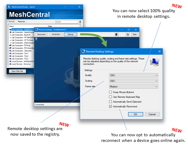 MeshCentral-Router auto reconnect · Issue #3698 · Ylianst/MeshCentral · GitHub