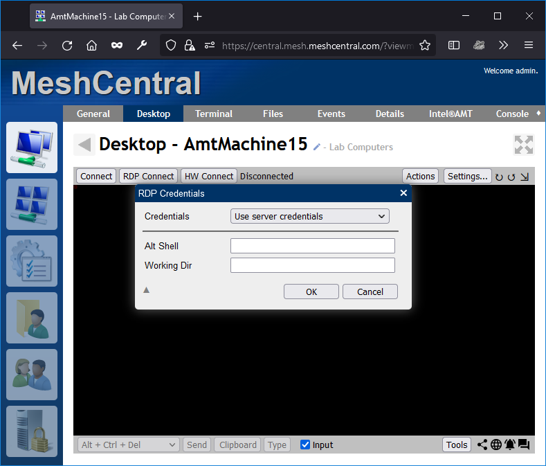 RemoteAPP functionality via WebRDP · Issue #3943 · Ylianst/MeshCentral · GitHub
