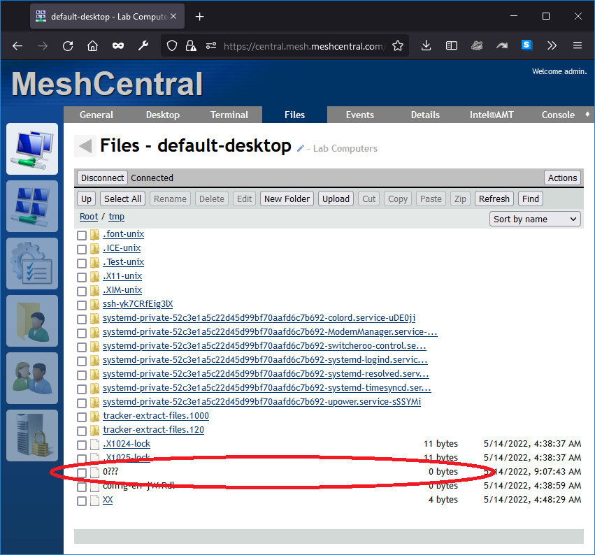 Issue With "Files" Tab standard connect button. Shows connected but no file list · Issue #3975 ...