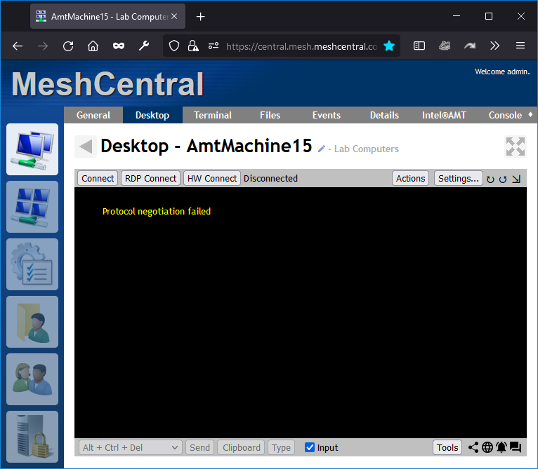 RDP to alternative port crash the server · Issue #4022 · Ylianst/MeshCentral · GitHub