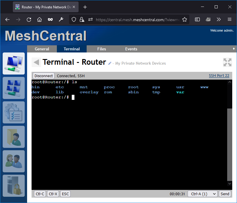 Colors in terminal when using SSH · Issue #4357 · Ylianst/MeshCentral · GitHub