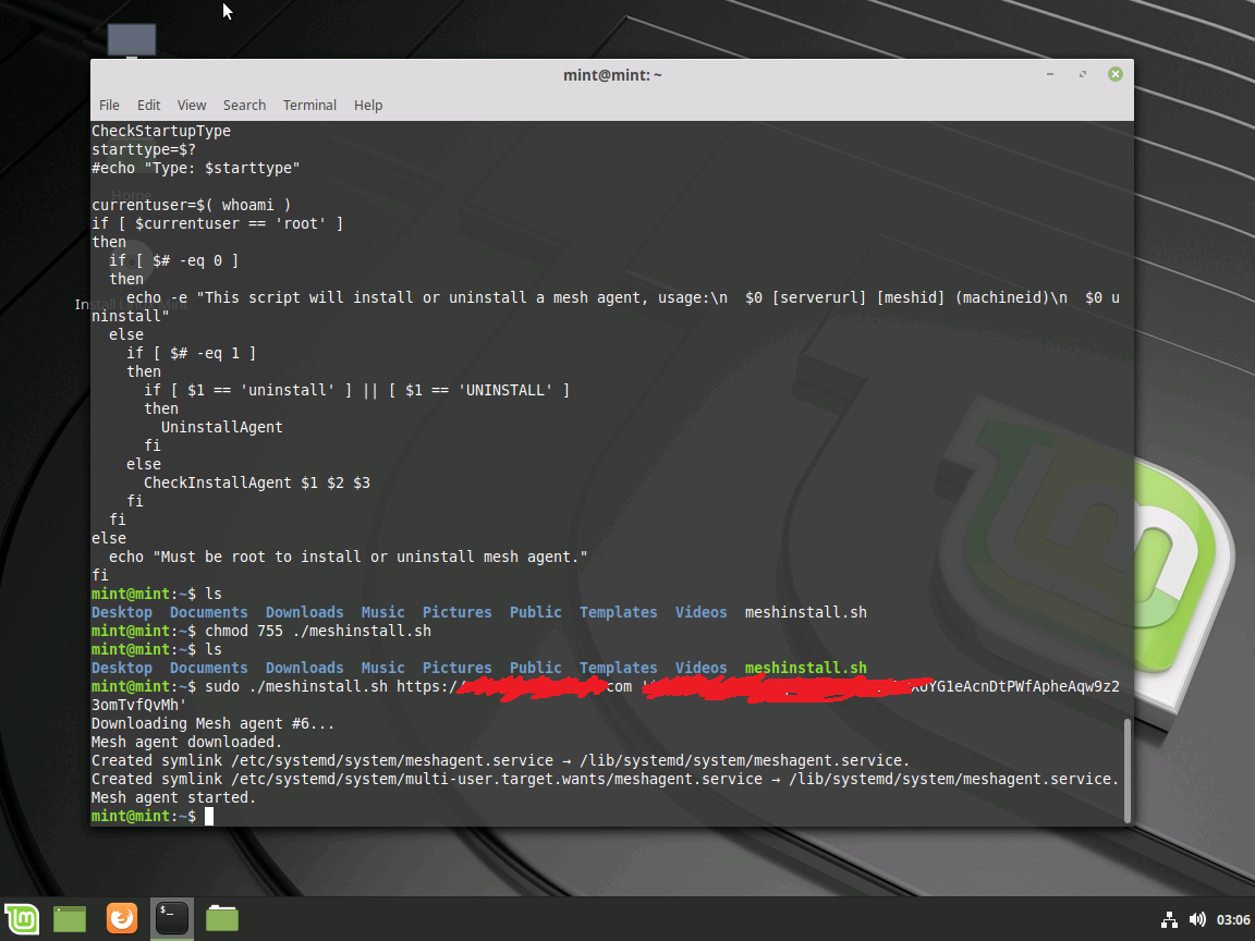 Linux Agent - Linux Mint 19.1 · Issue #58 · Ylianst/MeshCentral · GitHub