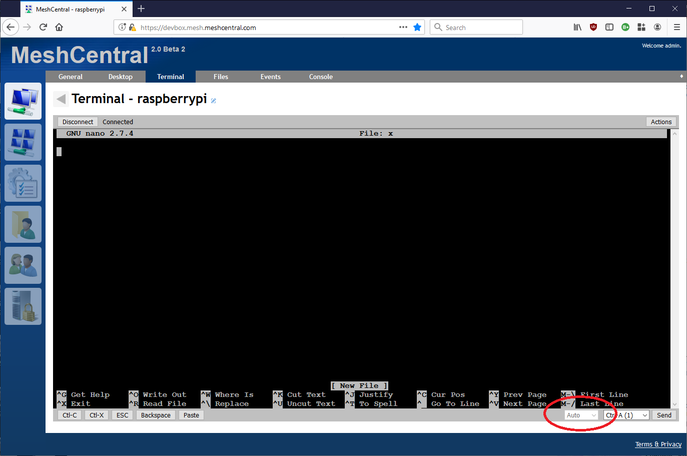 Larger Linux Terminal · Issue #269 · Ylianst/MeshCentral · GitHub