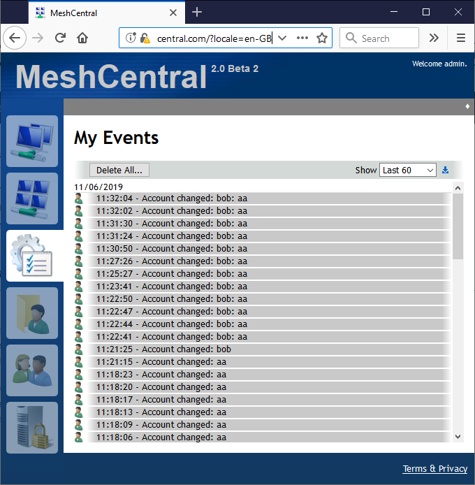 Feature request: Make date/time format configurable. · Issue #285 · Ylianst/MeshCentral · GitHub