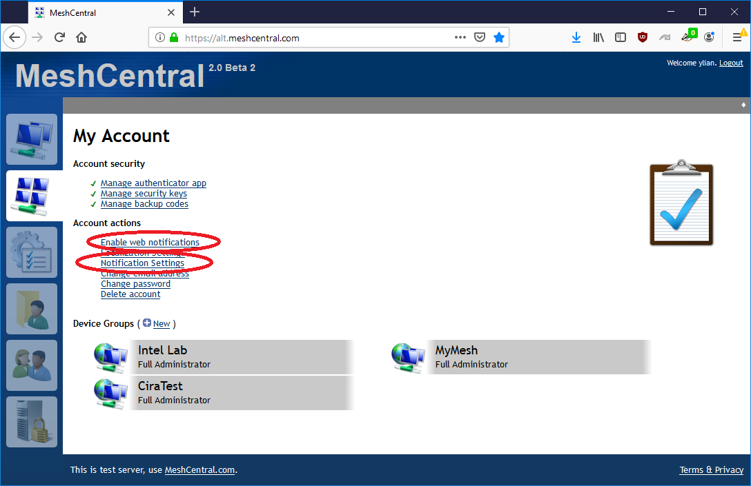 change remote connection notification message · Issue #481 · Ylianst/MeshCentral · GitHub