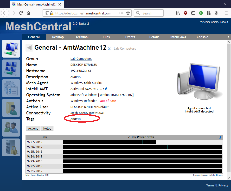 Feature Request : Would it be possible to have Mesh Central Agent aliases that would allow the ...