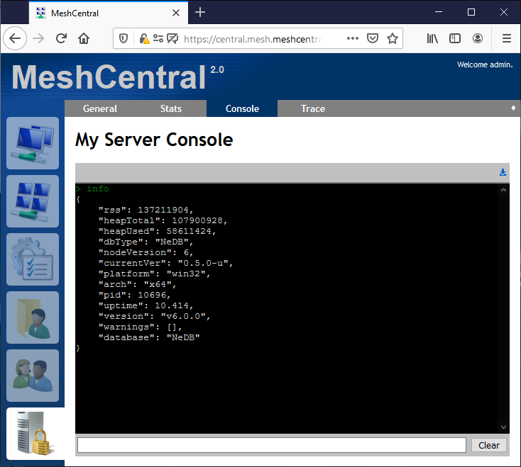 Server Version on Login Screen · Issue #1072 · Ylianst/MeshCentral · GitHub
