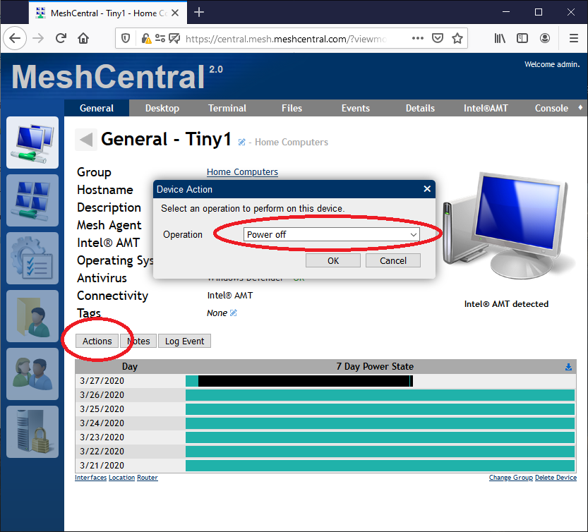 how to shutdown a pc when i'm connected via rdp with meshcmd ? · Issue #1073 · Ylianst ...