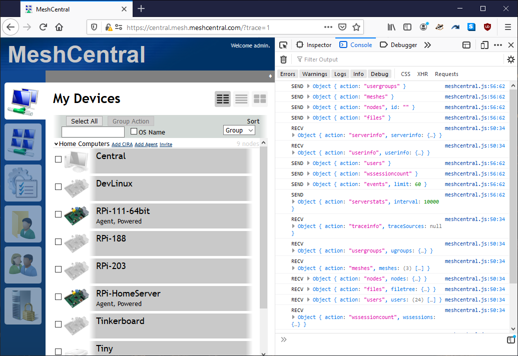 How to query the System Details using API · Issue #1229 · Ylianst/MeshCentral · GitHub