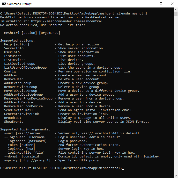 How to query the System Details using API · Issue #1229 · Ylianst/MeshCentral · GitHub