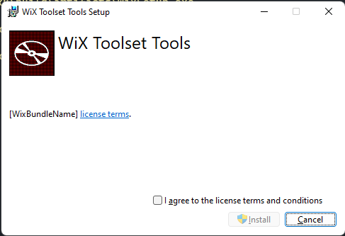 WixBundleName in wixstdba not replaced near the license terms link · Issue #6855 · wixtoolset ...