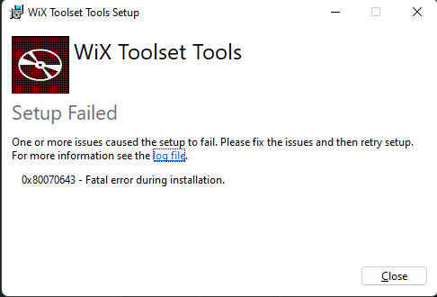 Bundle retries bad MSI installation folder 4x before giving up, despite pressing cancel · Issue ...