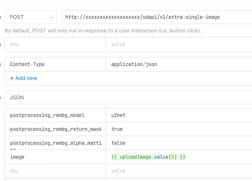 What is the API for sd webui? · Issue #20 · AUTOMATIC1111/stable-diffusion-webui-rembg · GitHub